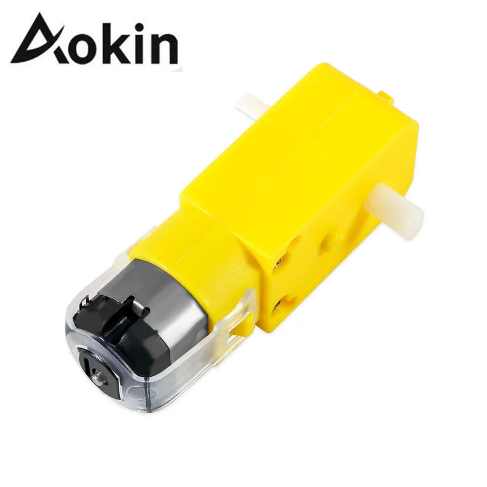 DC 3V to 12V TT Gear Motor 1 48 Ratio Double Shaft Brushless DC Motor ...